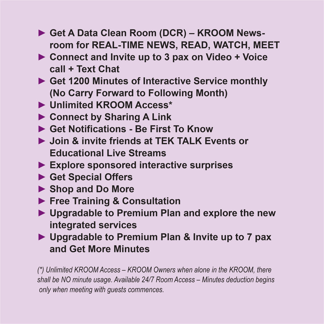 Subscriber Plan – KROOM